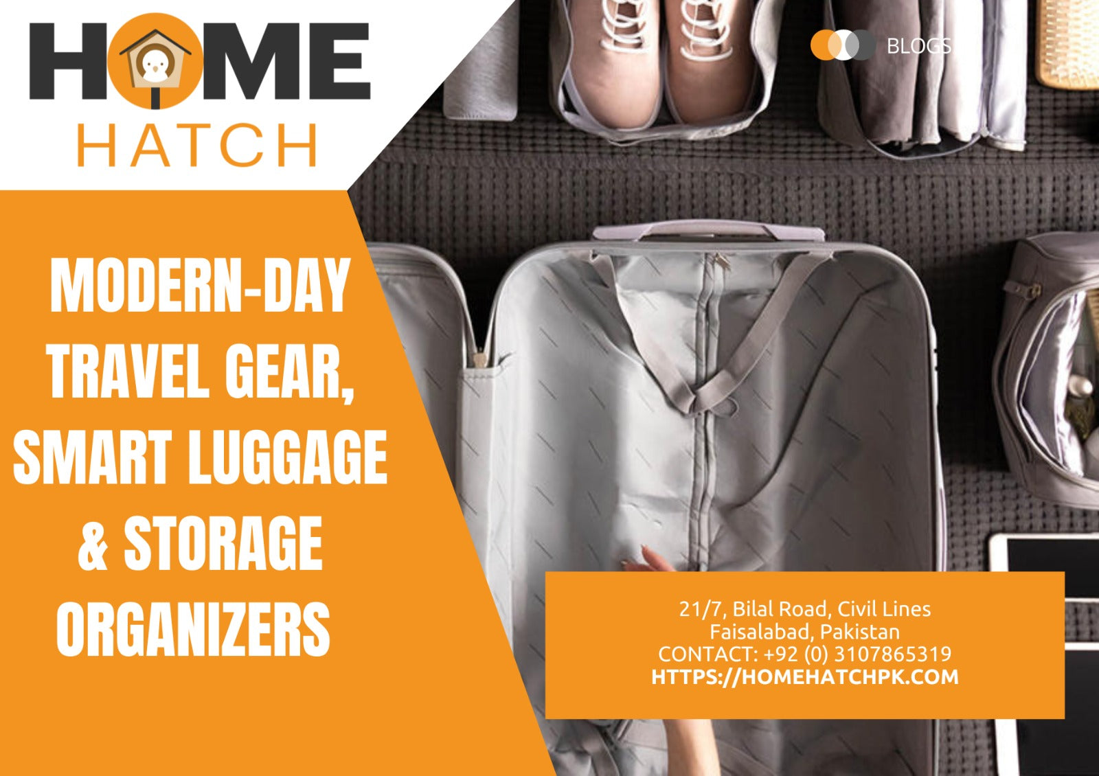Modern-Day Travel Gear, Smart Luggage & Storage Organizers